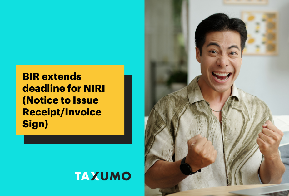 BIR extends deadline for NIRI (Notice to Issue Receipt/Invoice Sign ...