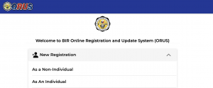 How to Register at ORUS.BIR.GOV.PH: A Step-by-Step Guide | Taxumo ...
