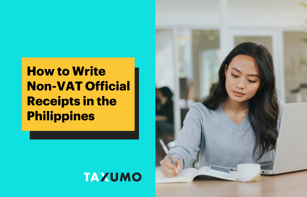 How to Write Non-VAT Official Receipts in the Philippines
