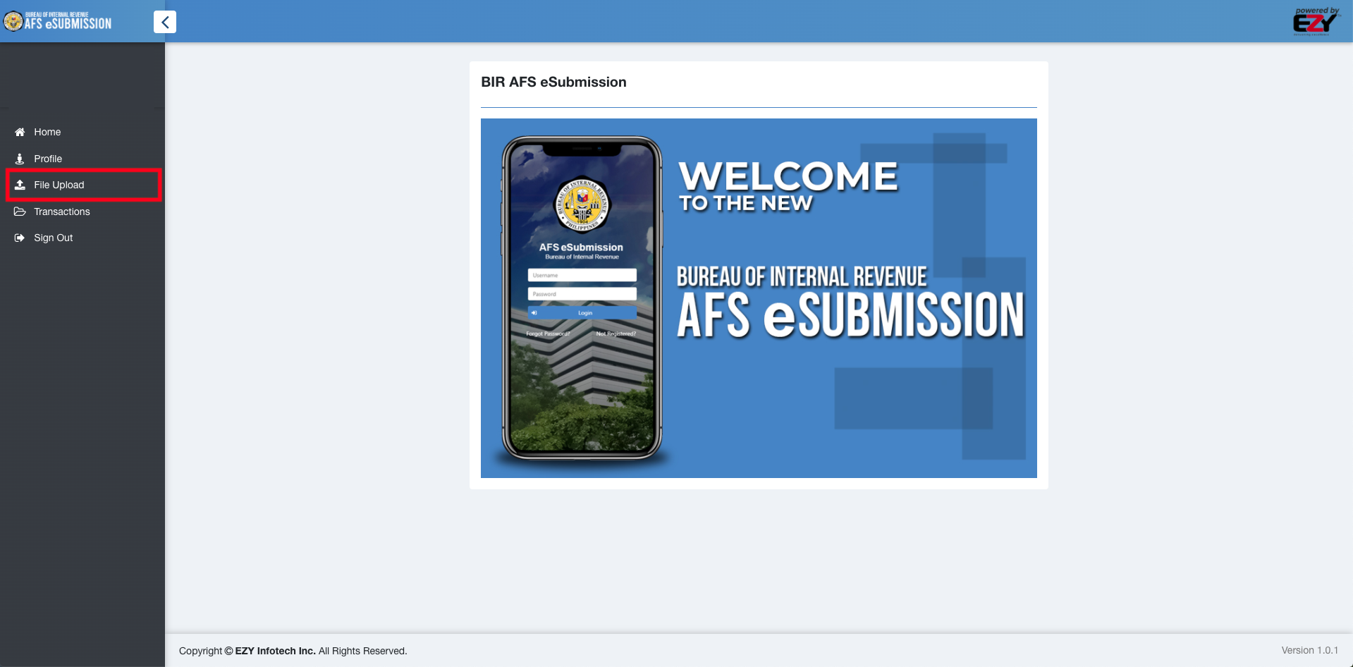 EAFS submission: How to submit AITR attachments with Taxumo