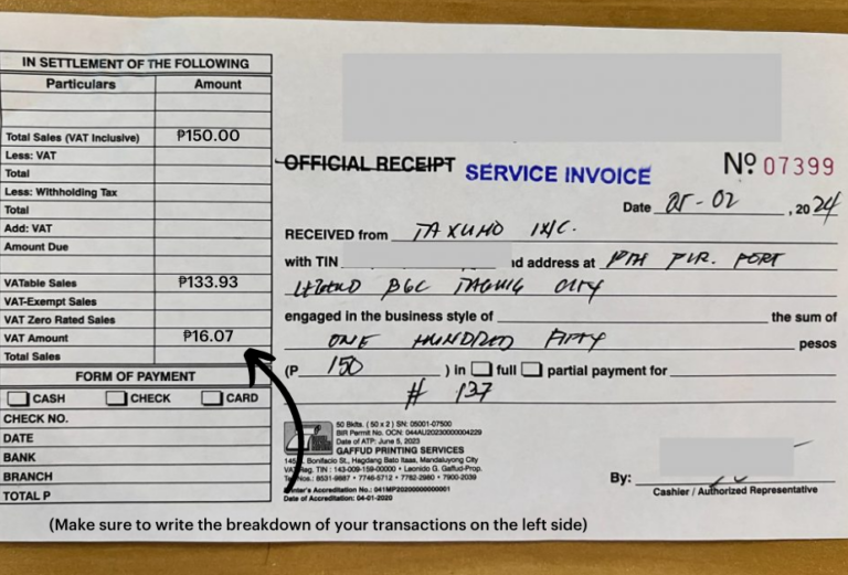 Clarifying Invoice Requirements for VAT and Non-VAT (RMC 77-2024)