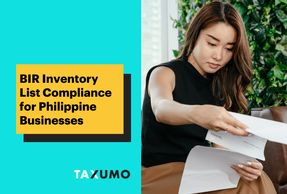 BIR Inventory List Compliance for Philippine Businesses | Taxumo - File ...